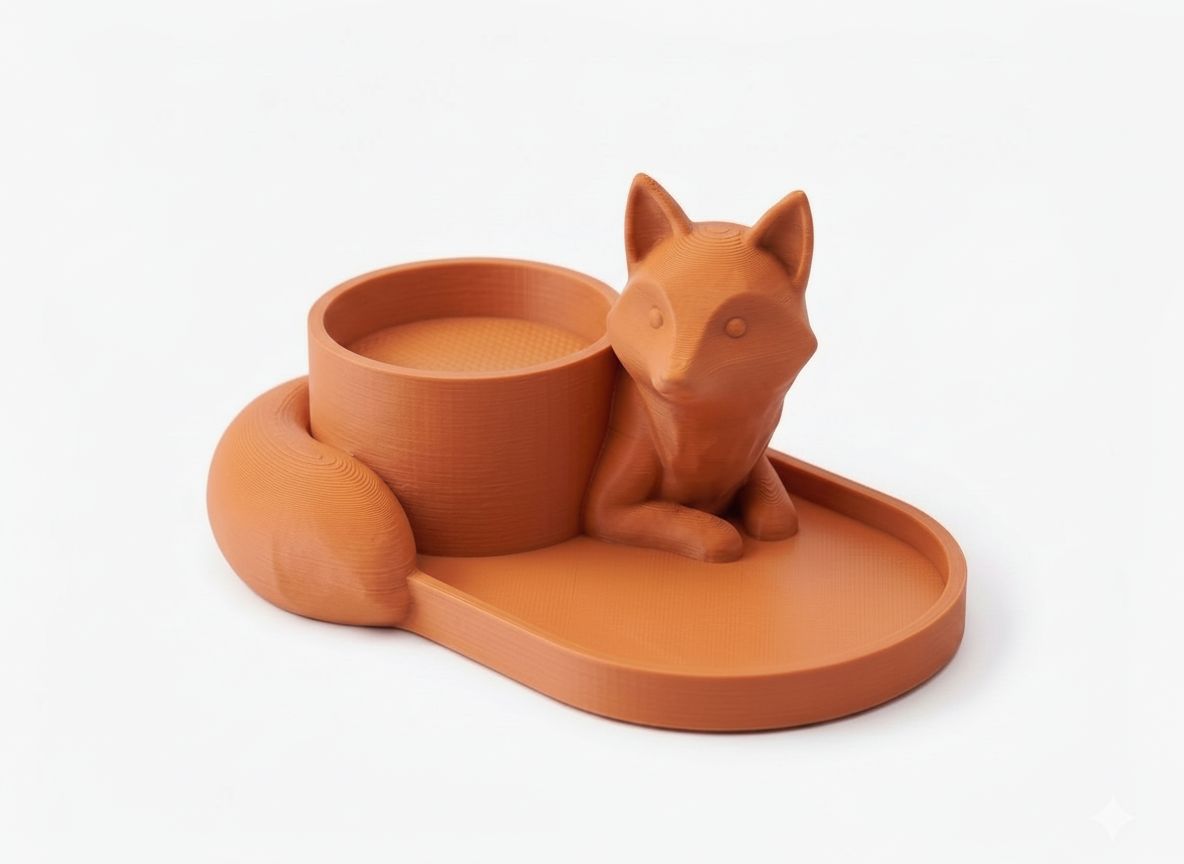 Fox Shaped Tray STL – Free 3D Print Model | Remeshy