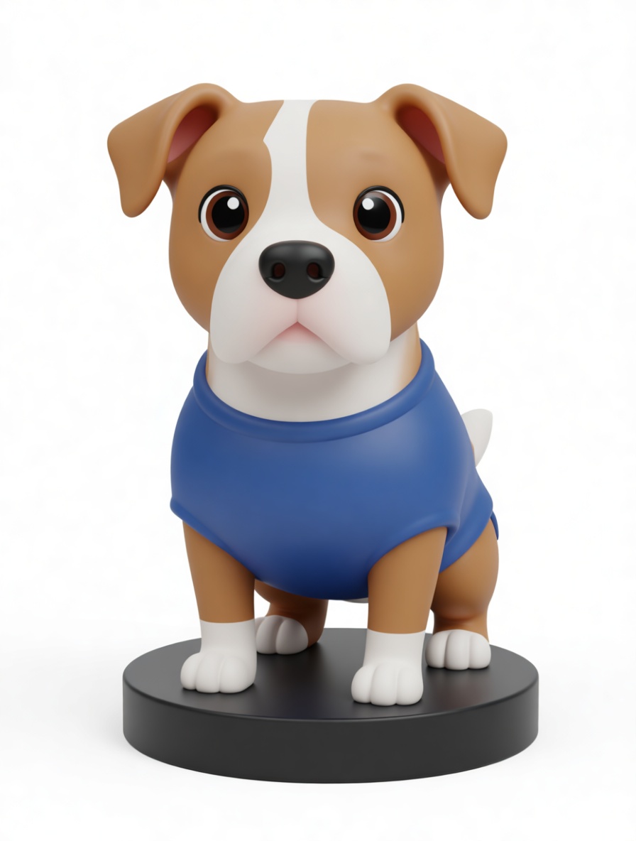 Cartoon Puppy Figurine STL – Free 3D Print Model | Remeshy