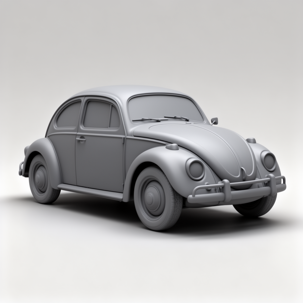 Volkswagen Maggiolino Model STL – Free 3D Print Model | Remeshy