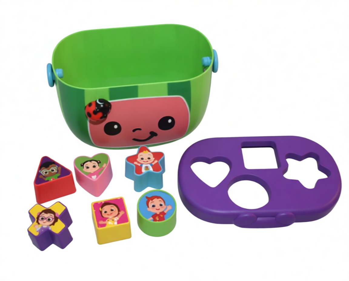Cocomelon Shape Sorter Toy STL – Free 3D Print Model | Remeshy