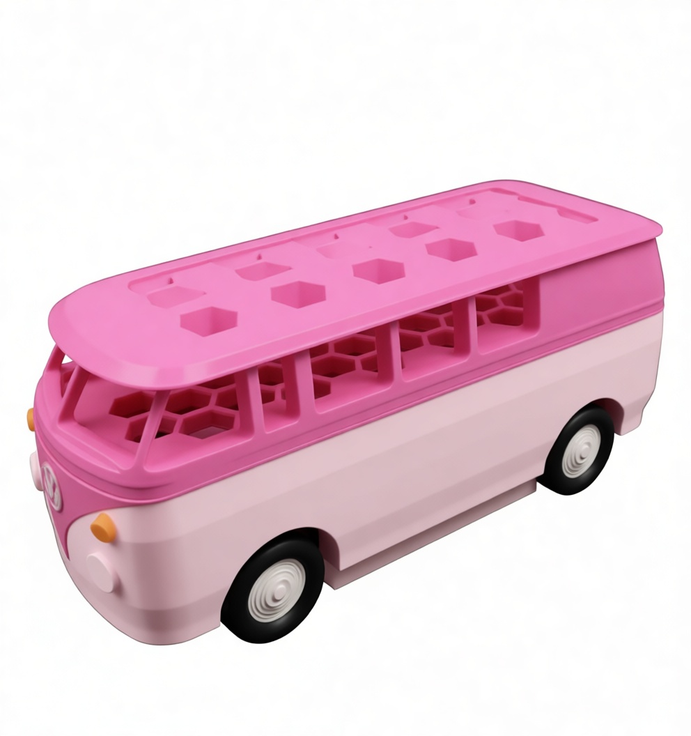 VW Bus Honeycomb Model STL – Free 3D Print Model | Remeshy