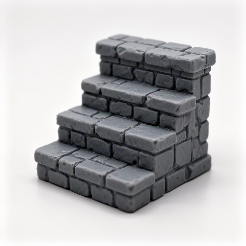 Medieval Stone Staircase STL – Free 3D Print Model | Remeshy