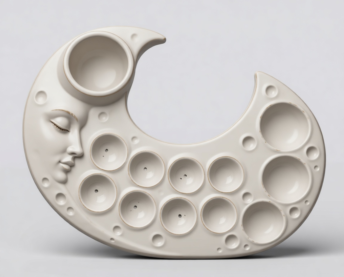 Moon Face Palette STL – Free 3D Print Model | Remeshy