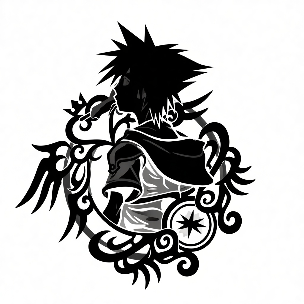 Sora Stylized Emblem STL – Free 3D Print Model | Remeshy