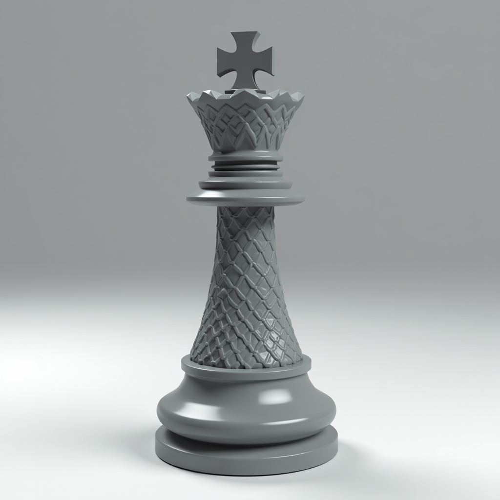 Majestic Fantasy Chess King STL – Free 3D Print Model | Remeshy
