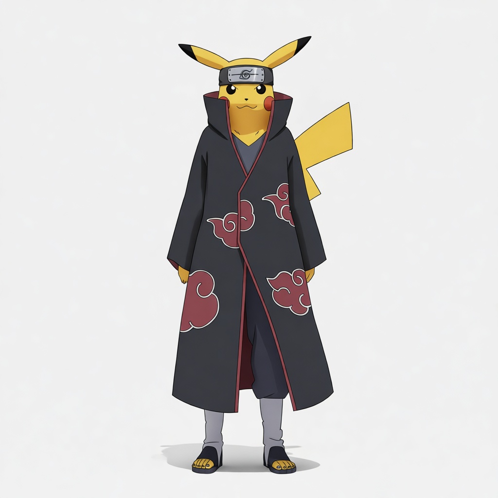 Akatsuki Pikachu Figurine STL – Free 3D Print Model | Remeshy