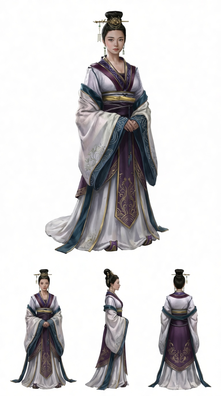 Hanfu Woman Figurine STL – Free 3D Print Model | Remeshy