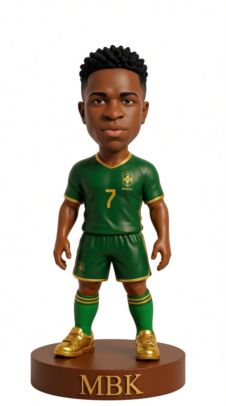 Brazil Soccer Player Figurine STL – Free 3D Print Model | Remeshy