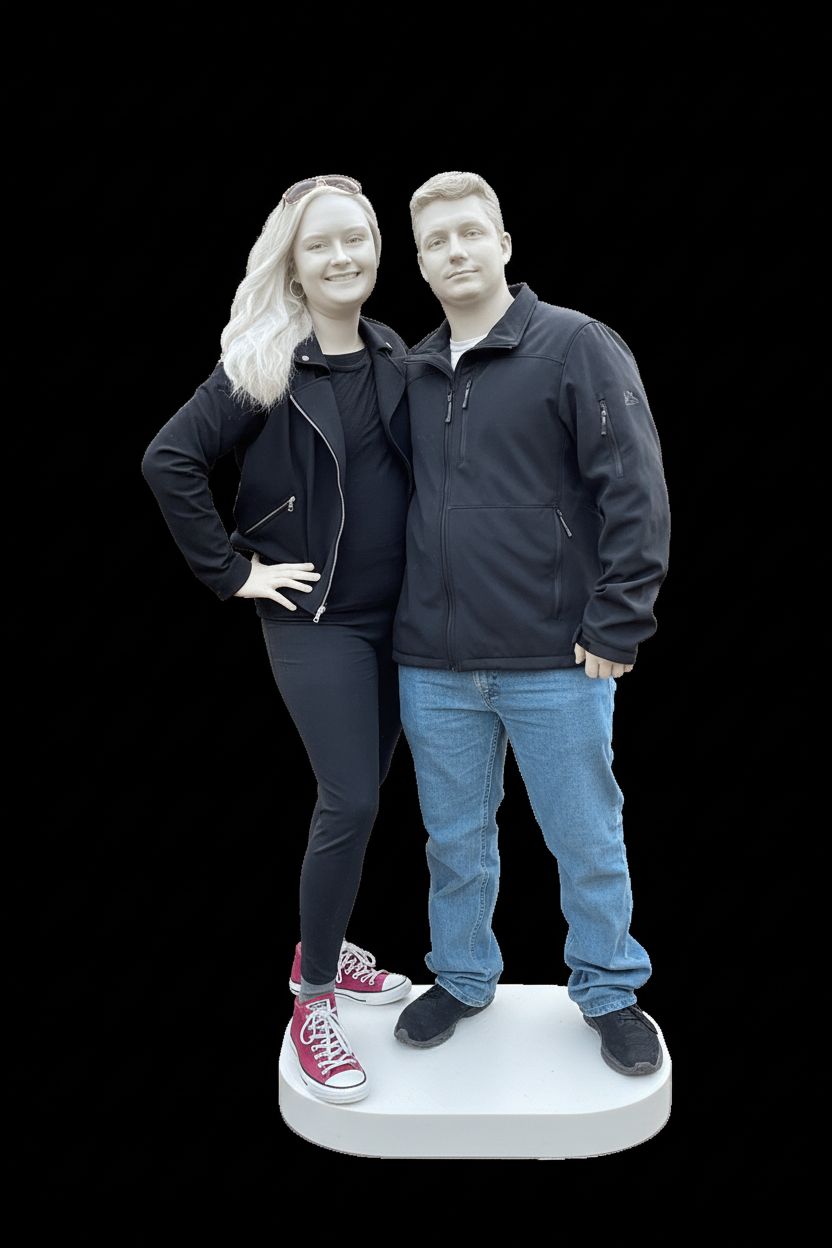 Realistic 3D Couple Model STL – Free 3D Print Model | Remeshy