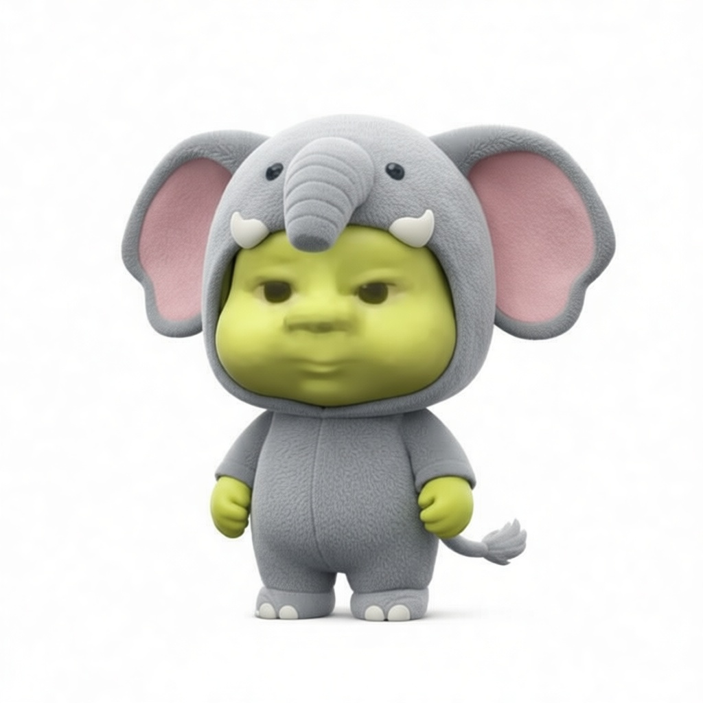 Elephant Costume Figurine STL – Free 3D Print Model | Remeshy