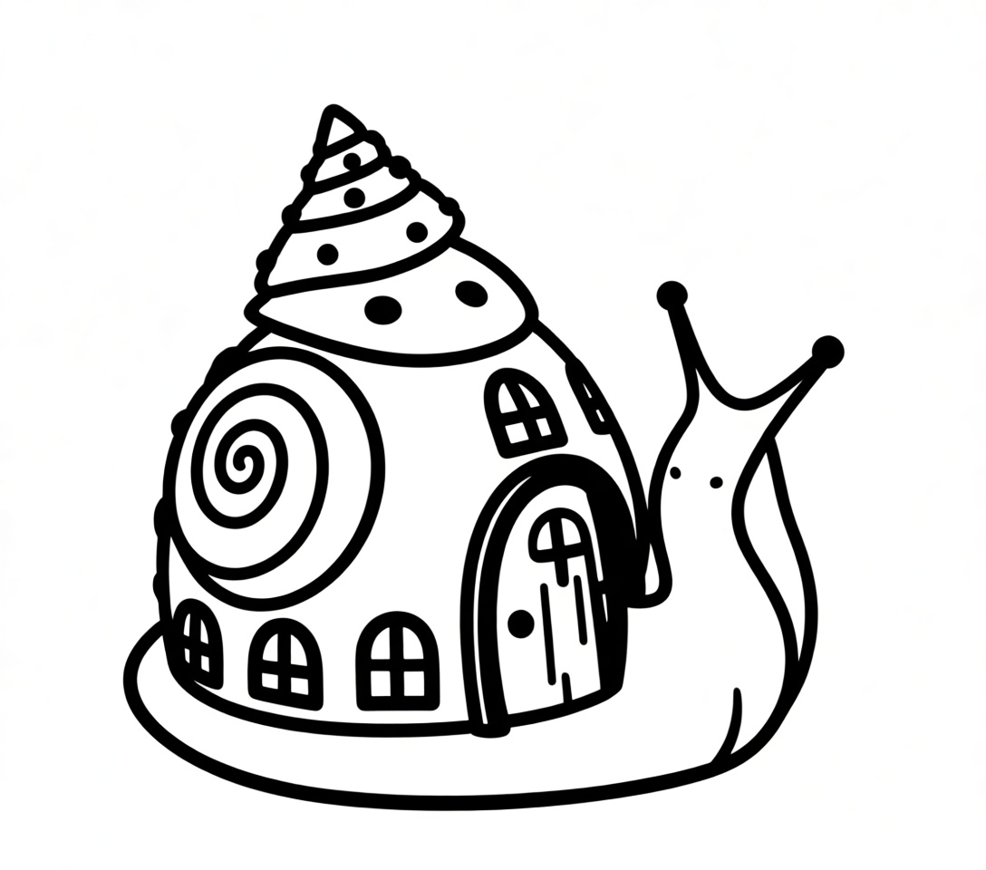 Snail House Model STL – Free 3D Print Model | Remeshy