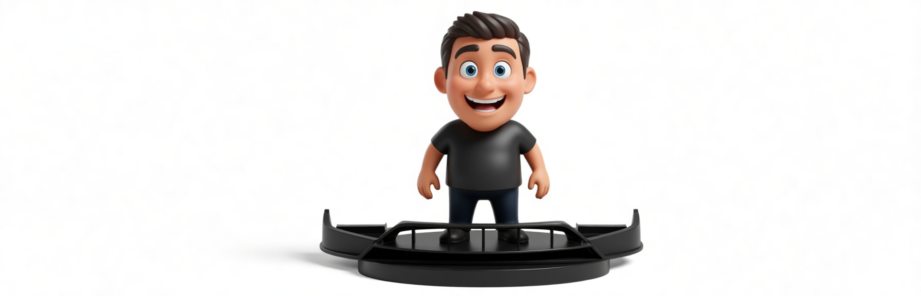 Smiling Cartoon Man Figurine STL – Free 3D Print Model | Remeshy
