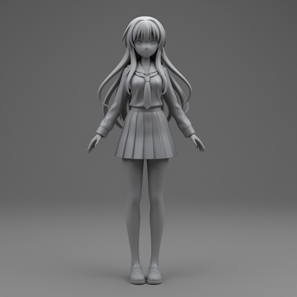 Free Anime 3D Printable STL Files (100 Models) | Remeshy