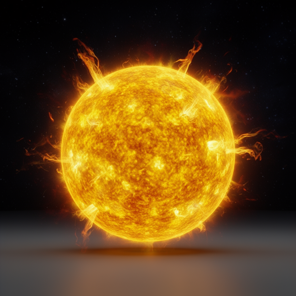 Sun Solar Sphere Model STL – Free 3D Print Model | Remeshy