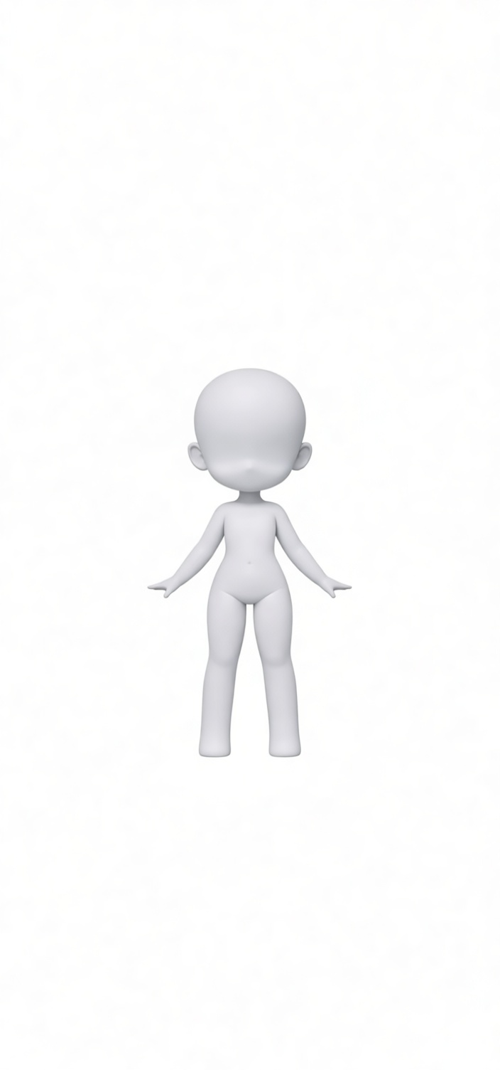Chibi Base Figurine STL – Free 3D Print Model | Remeshy