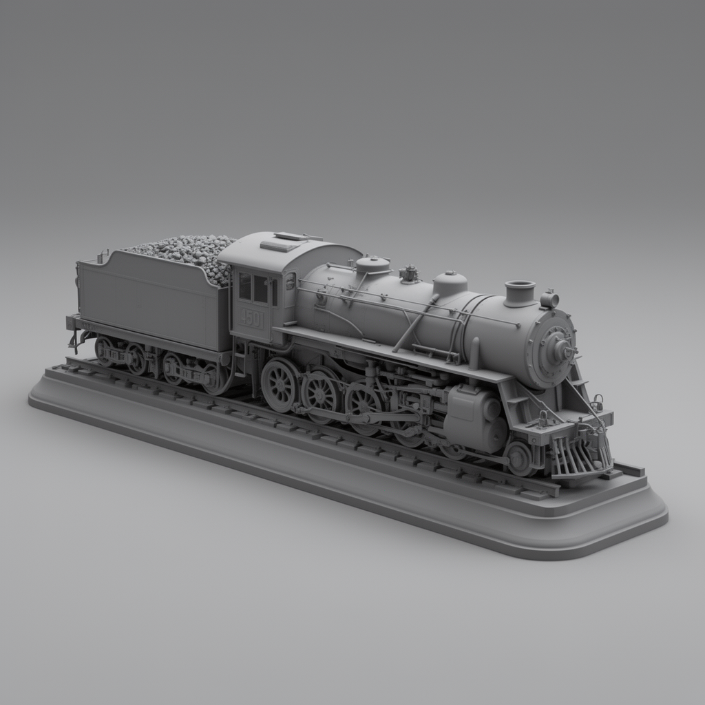 Southern Railways 4501 Locomotive Model STL – Free 3D Print Model | Remeshy