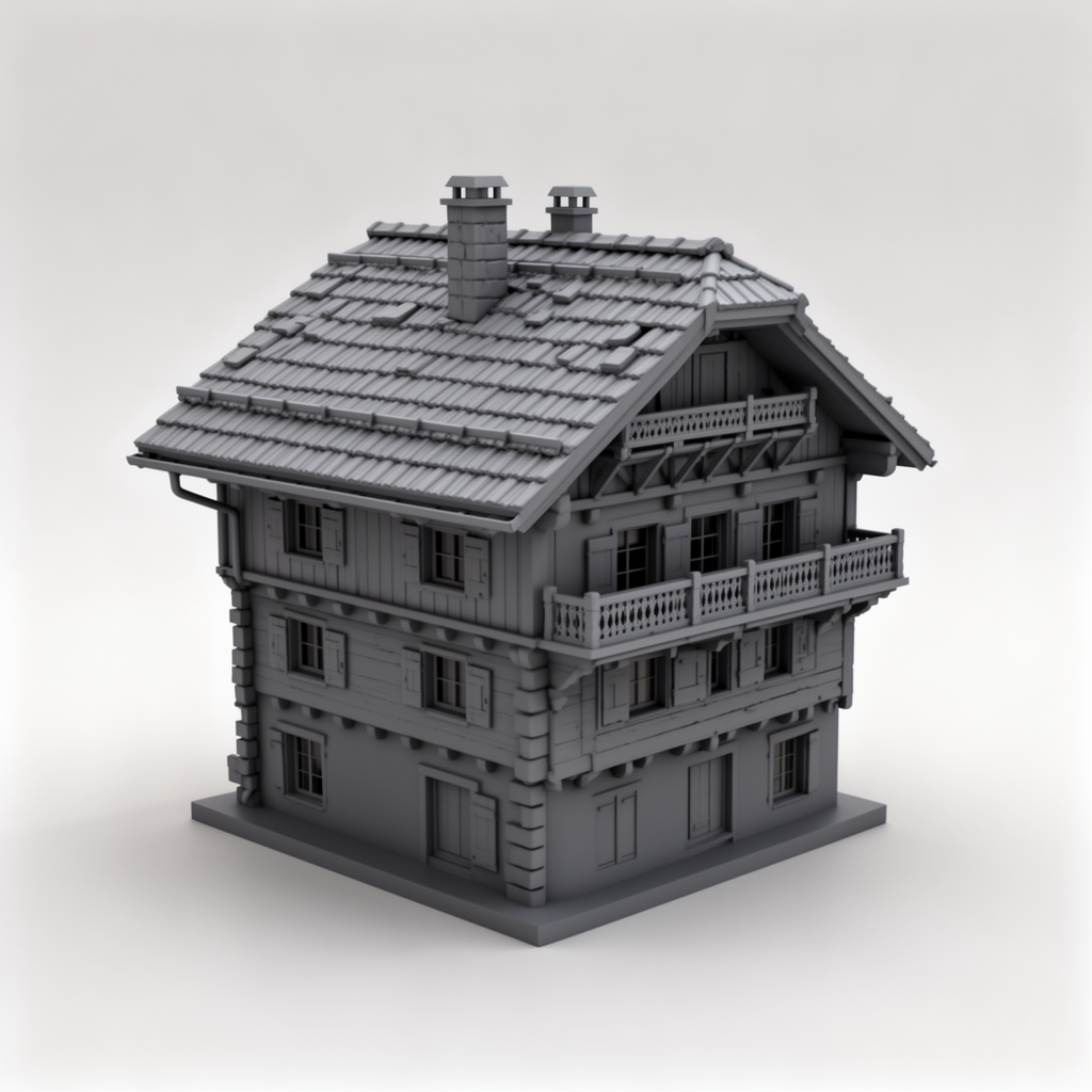 Walliser Church Model STL – Free 3D Print Model | Remeshy