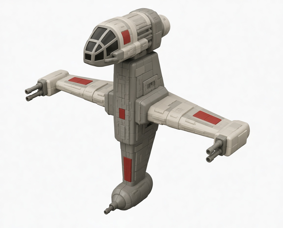 B-Wing Starfighter Model STL – Free 3D Print Model | Remeshy