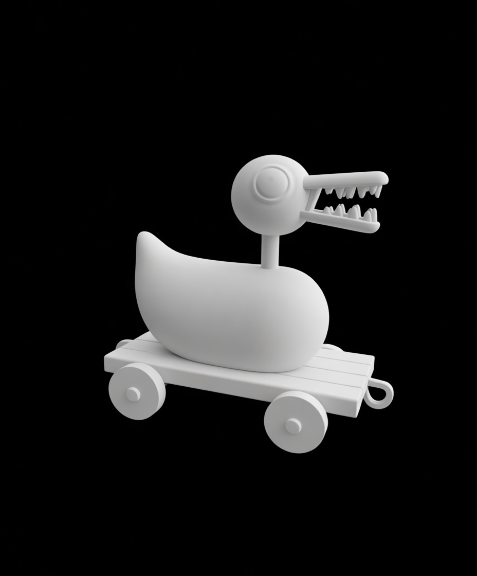 Duck with Crocodile Head Toy STL – Free 3D Print Model | Remeshy