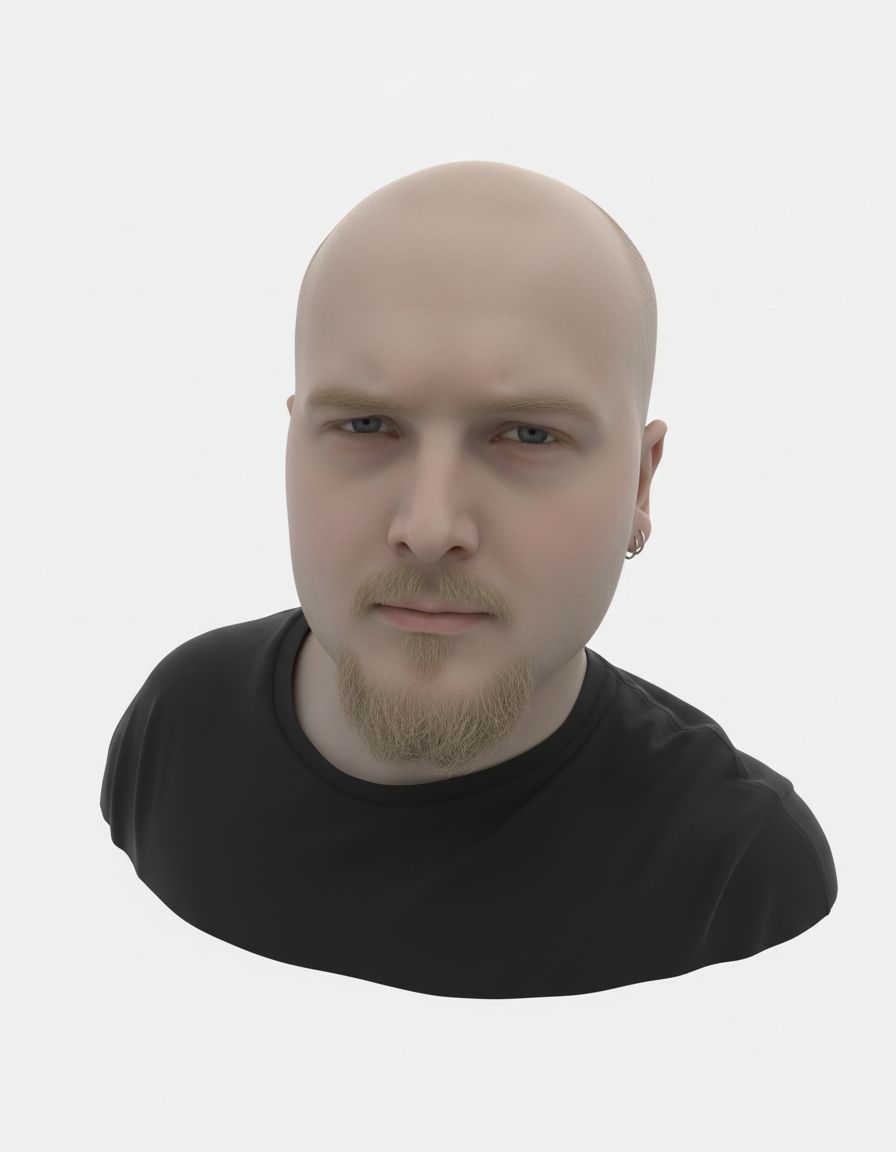 Realistic Human Bust STL – Free 3D Print Model | Remeshy