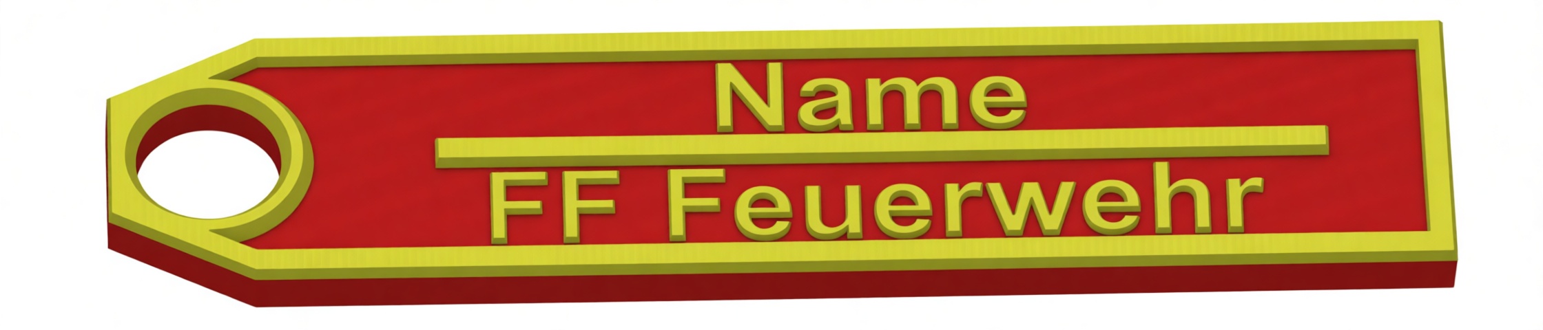 Firefighter Name Tag STL – Free 3D Print Model | Remeshy