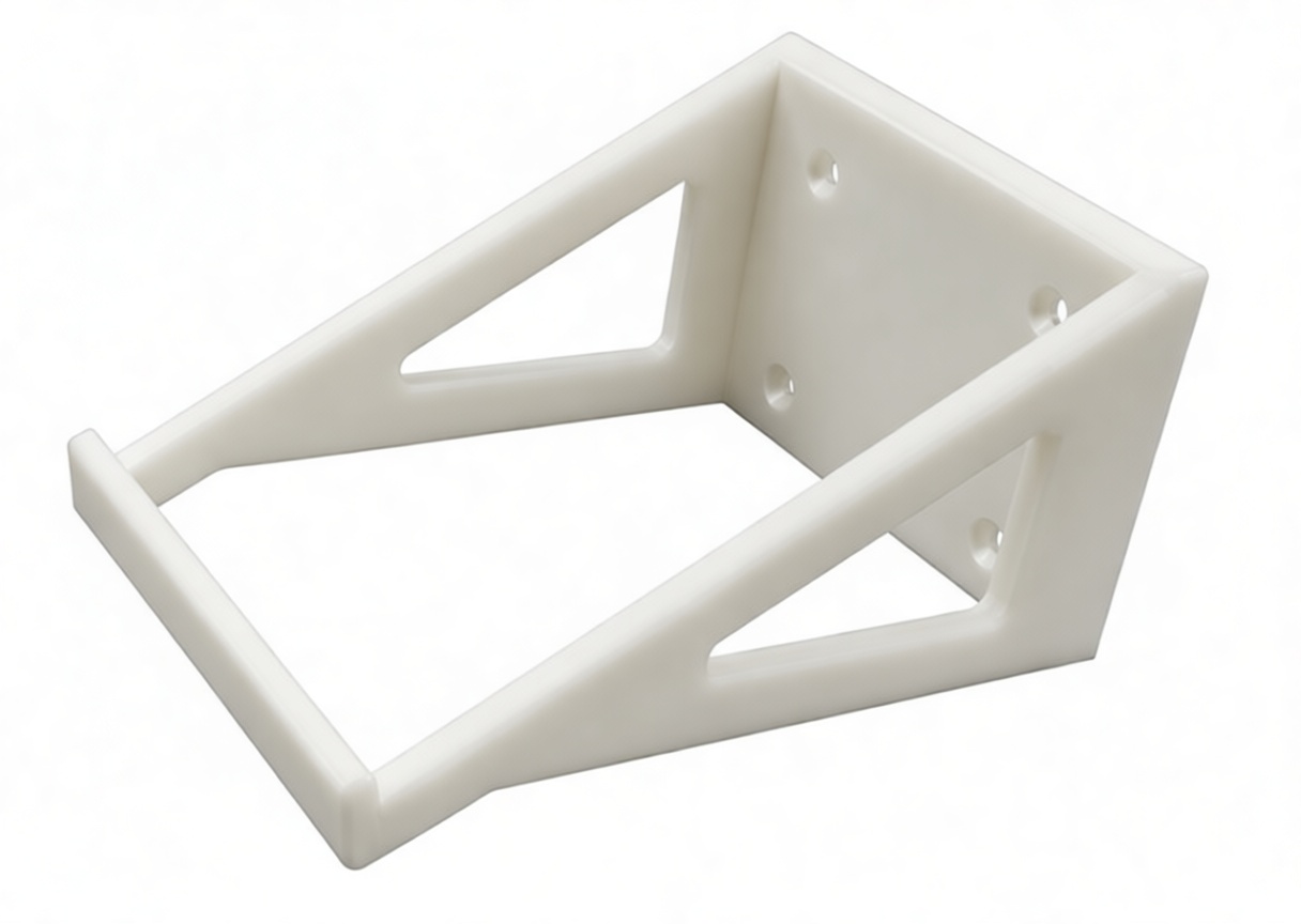 Reinforced Wall Mount Bracket STL – Free 3D Print Model | Remeshy