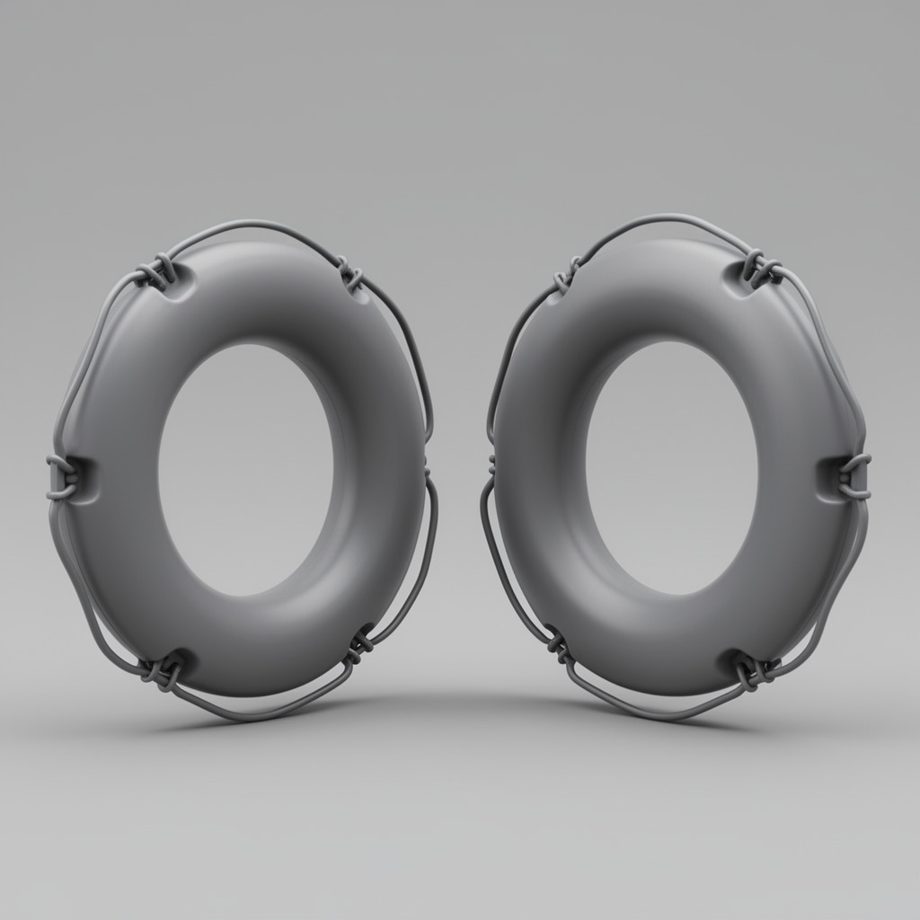 Life Buoy Set STL – Free 3D Print Model | Remeshy