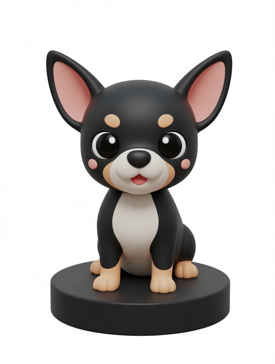 Japanese Chin Dog Figurine STL – Free 3D Print Model | Remeshy