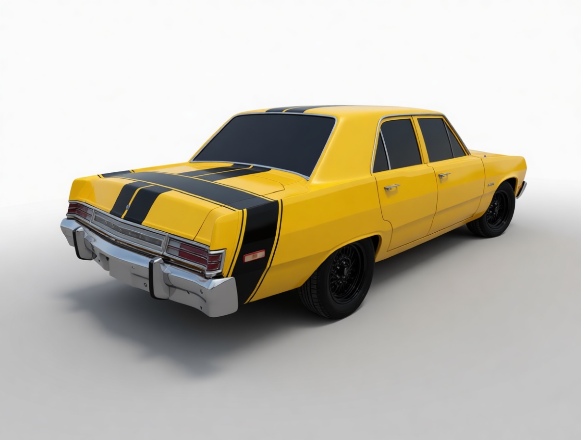 1973 Plymouth Fury Model STL – Free 3D Print Model | Remeshy