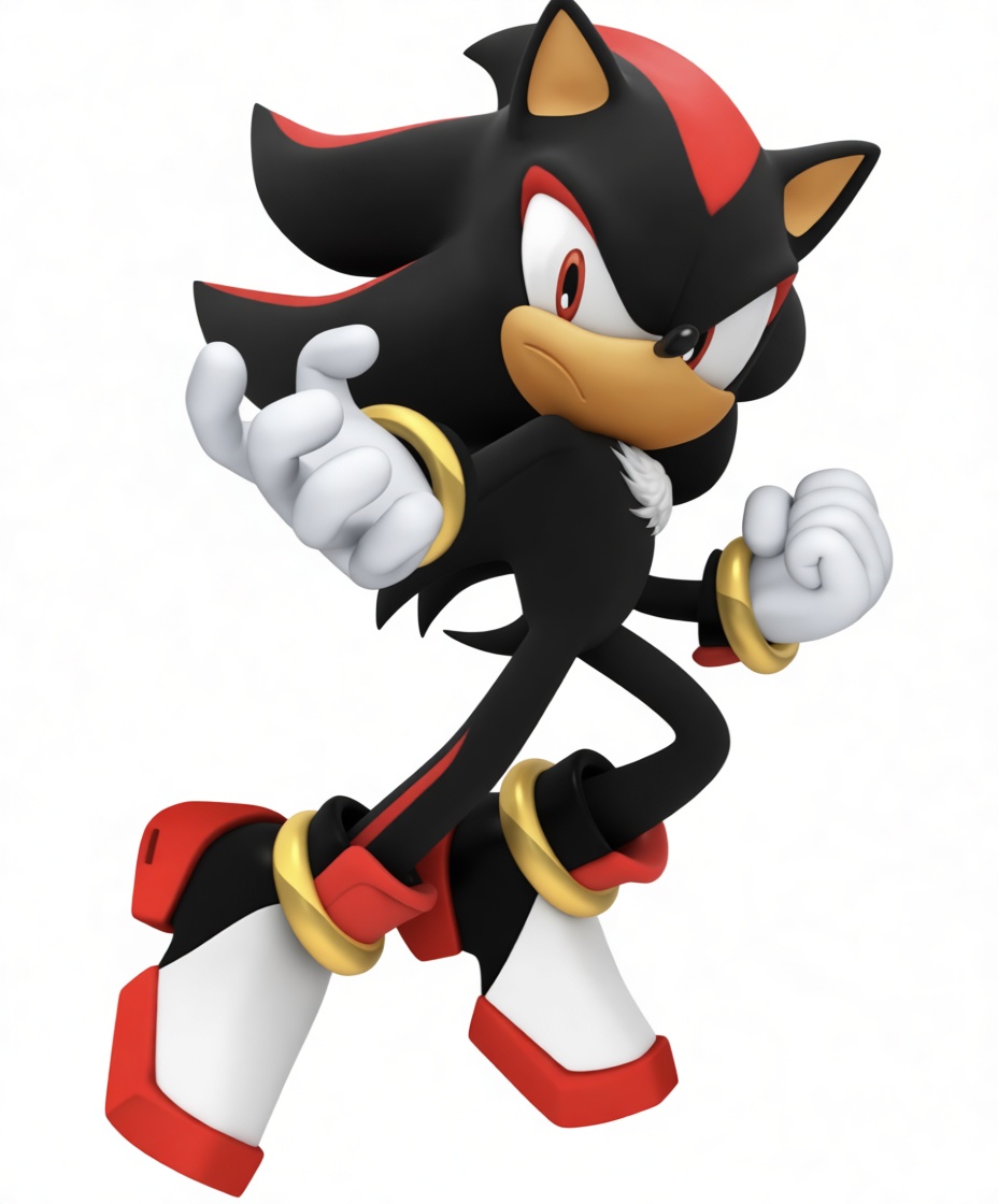 Shadow the Hedgehog Figurine STL – Free 3D Print Model | Remeshy
