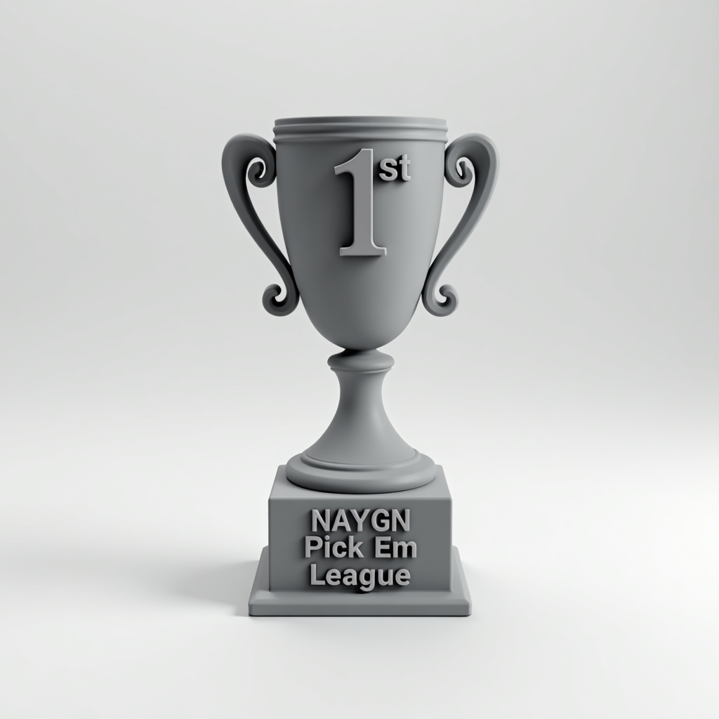2025 NAYGN Pick Em Trophy STL – Free 3D Print Model | Remeshy