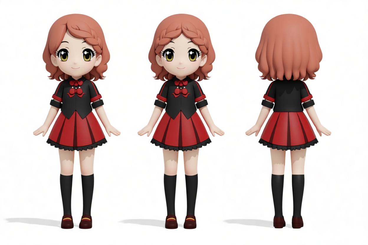Anime Girl Figurine STL – Free 3D Print Model | Remeshy