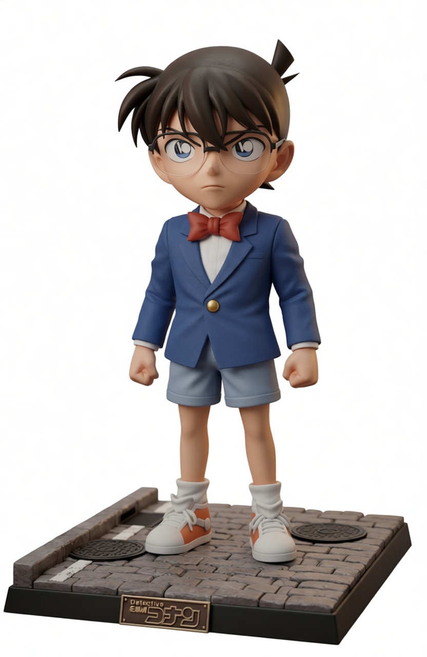 Conan Edogawa Figurine STL – Free 3D Print Model | Remeshy