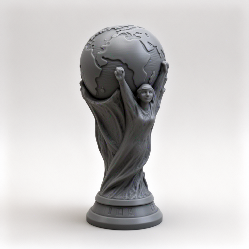 FIFA World Cup Trophy Figurine STL – Free 3D Print Model | Remeshy