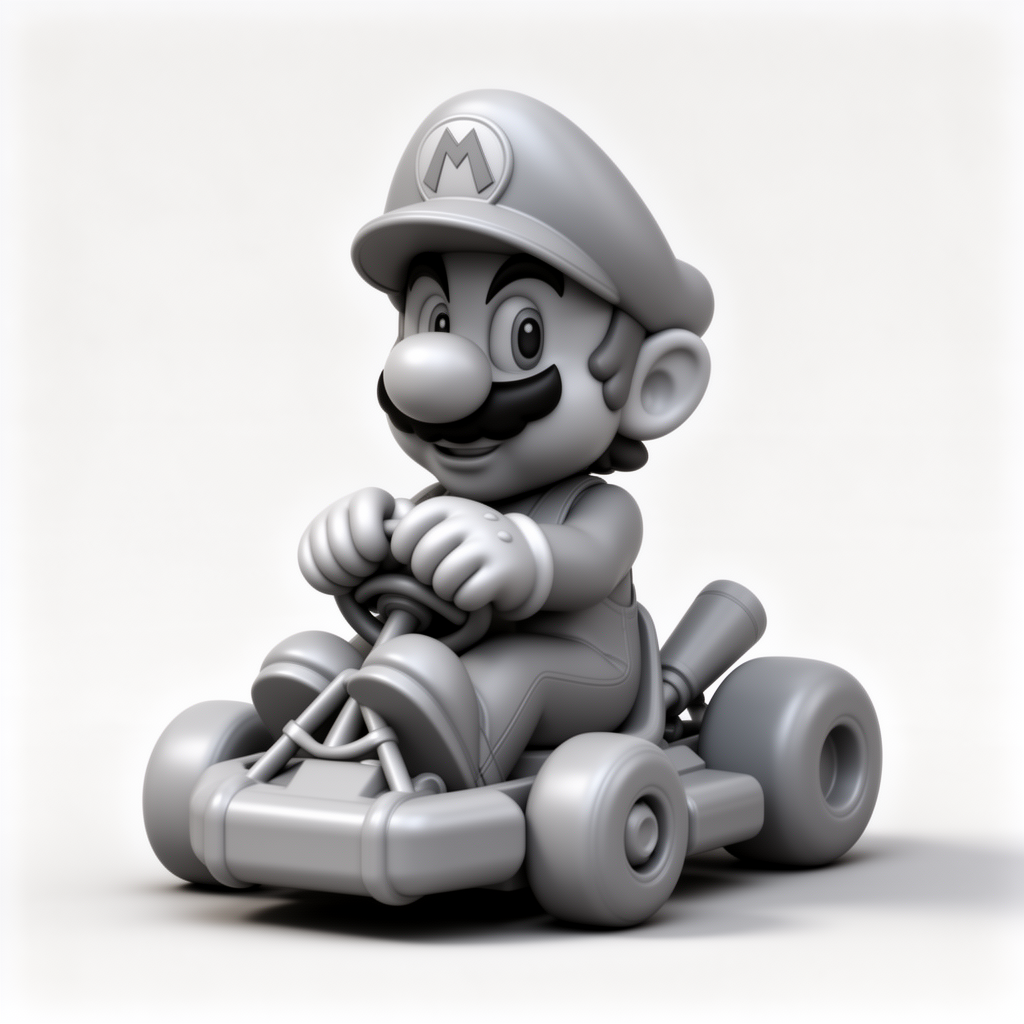 Mario Kart Miniature STL – Free 3D Print Model | Remeshy