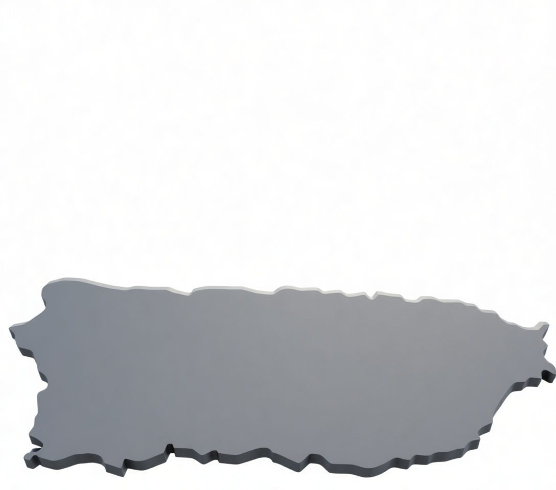 Puerto Rico Map Sculpture STL – Free 3D Print Model | Remeshy