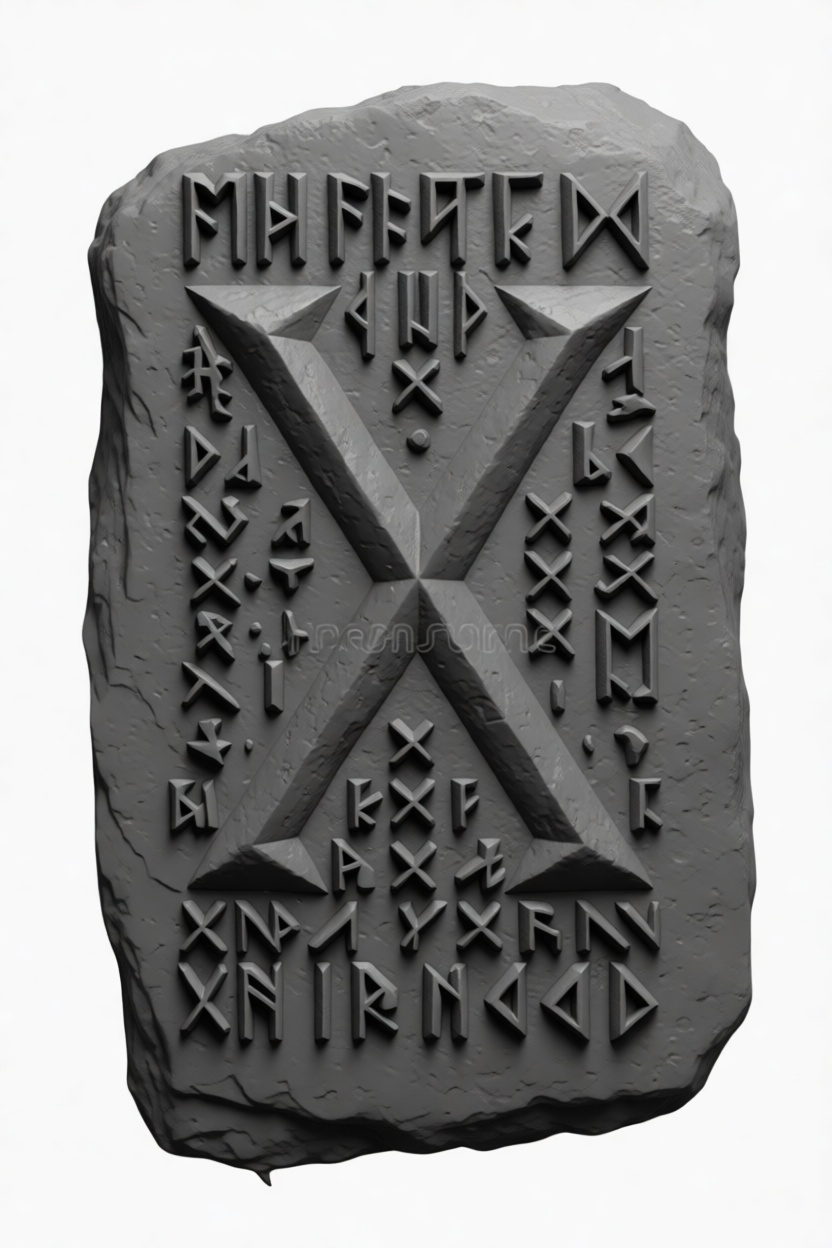 Runestone Engraved Tablet STL – Free 3D Print Model | Remeshy