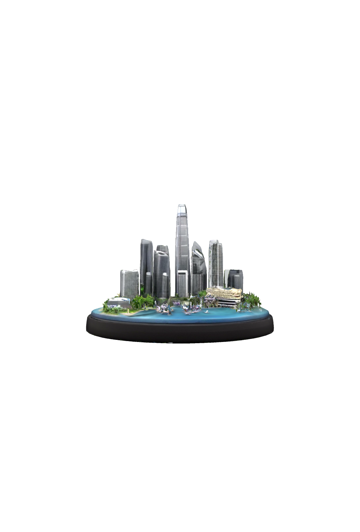 Detailed Cityscape Model STL – Free 3D Print Model | Remeshy