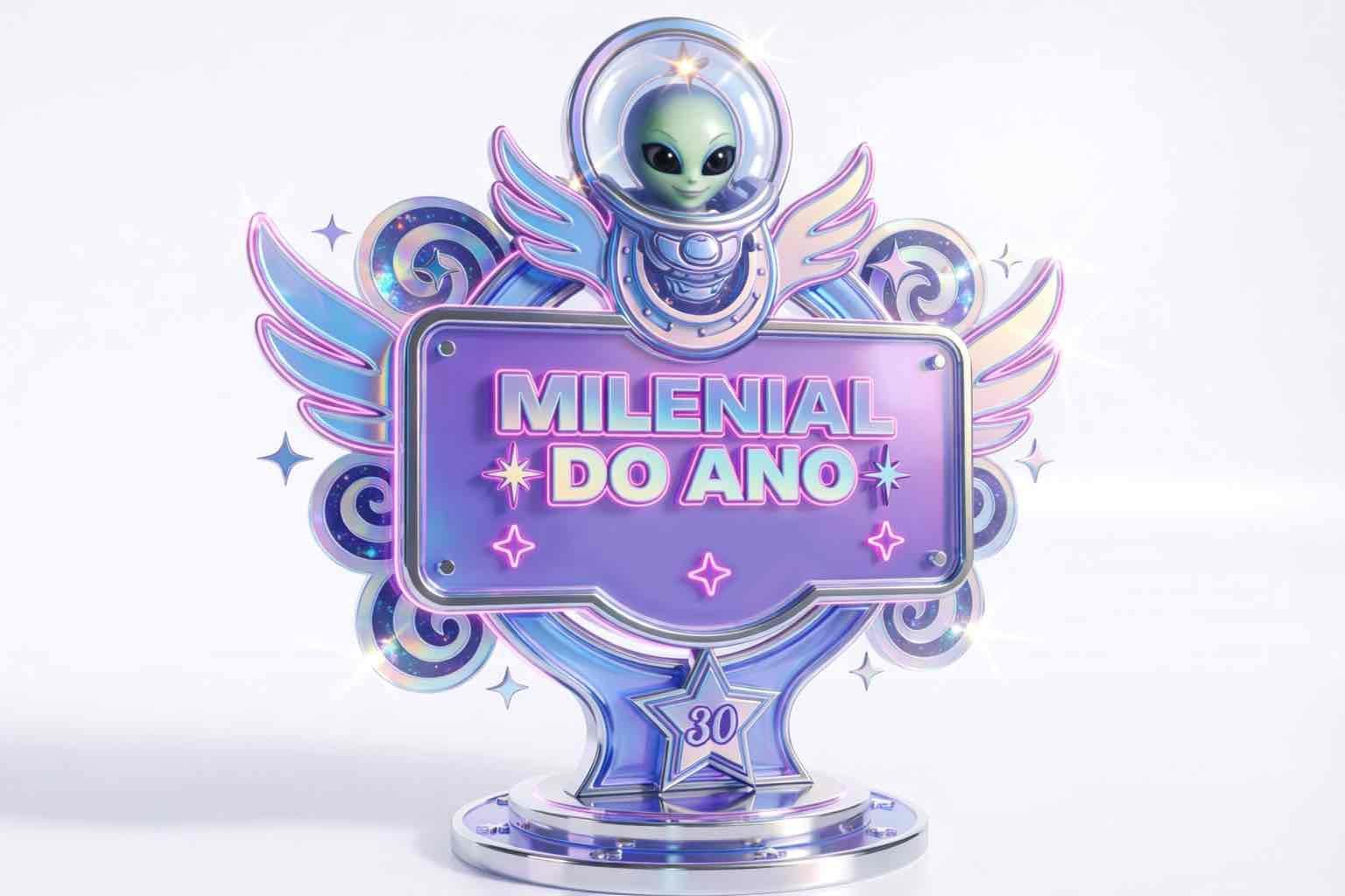 Alien Trophy Award STL – Free 3D Print Model | Remeshy