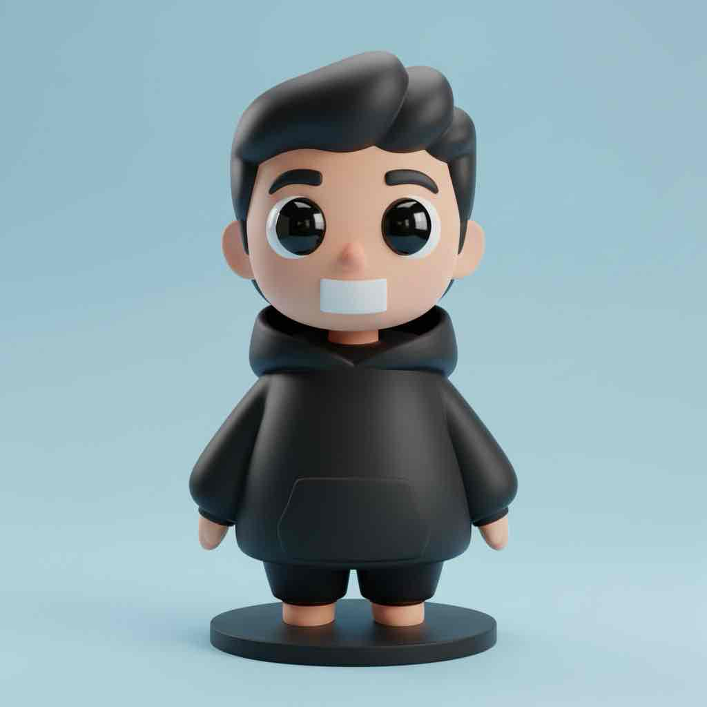Stylized Character Figure STL – Free 3D Print Model | Remeshy