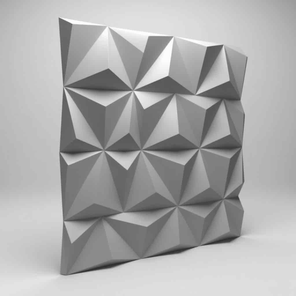 Geometric Wall Panel STL – Free 3D Print Model | Remeshy