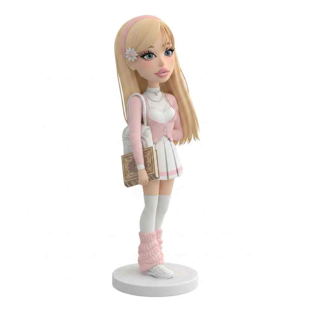 Bratz Doll Fashion Figure STL – Free 3D Print Model | Remeshy
