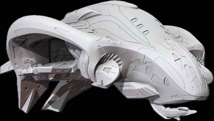 Galactic Starship Model STL – Free 3D Print Model | Remeshy