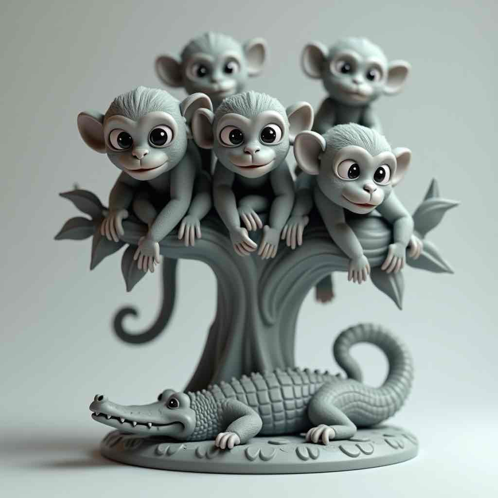 Free Green 3D Printable STL Files (100 Models) | Remeshy