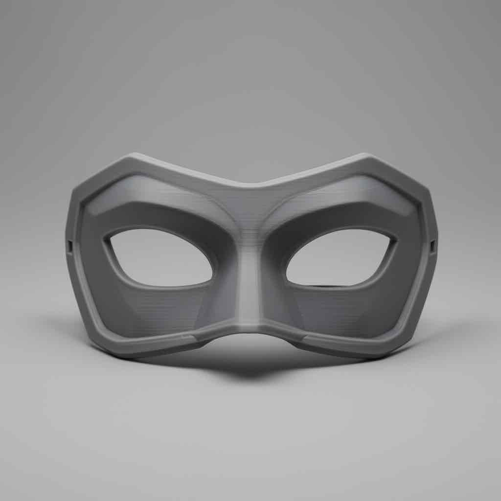 Stylized Superhero Mask STL – Free 3D Print Model | Remeshy