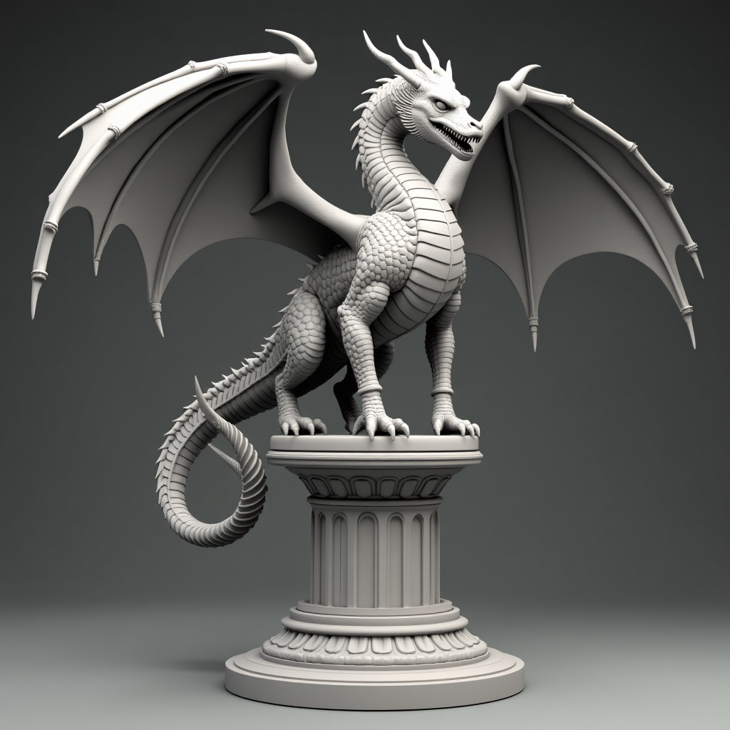 Free Dragon 3D Printable STL Files (100 Models) | Remeshy